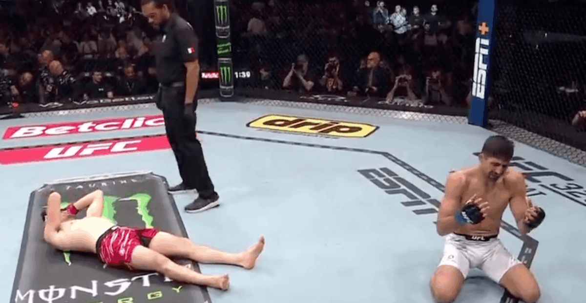 Kaue Fernandes Dominates Harry Hardwick with Leg Kicks at UFC Paris ...