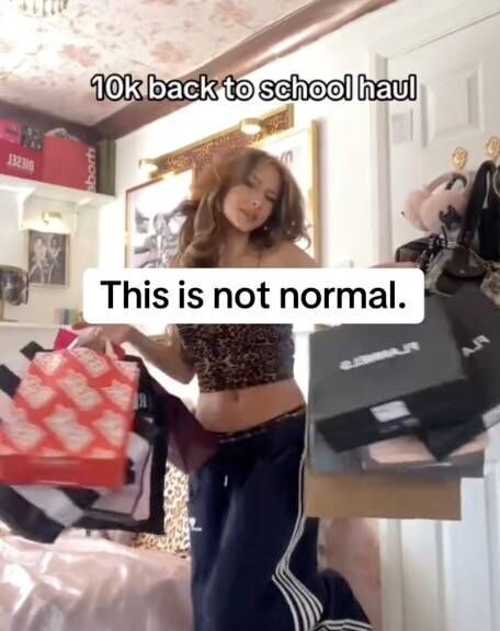 TikTok Back-to-School Hauls Over $10,000 Spark Debate on Consumerism ...