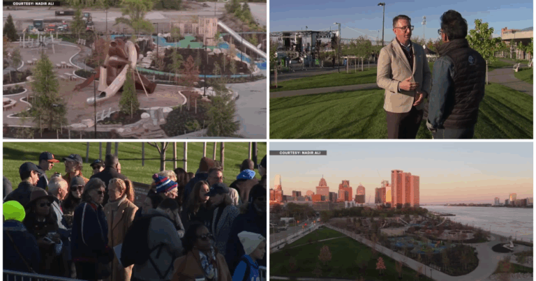 Detroit Celebrates Grand Opening of $50 Million Ralph C. Wilson Park ...