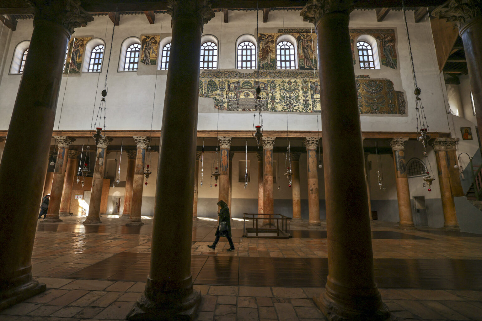 Pilgrims Gather for Midnight Mass at Bethlehem’s Nativity Church ...