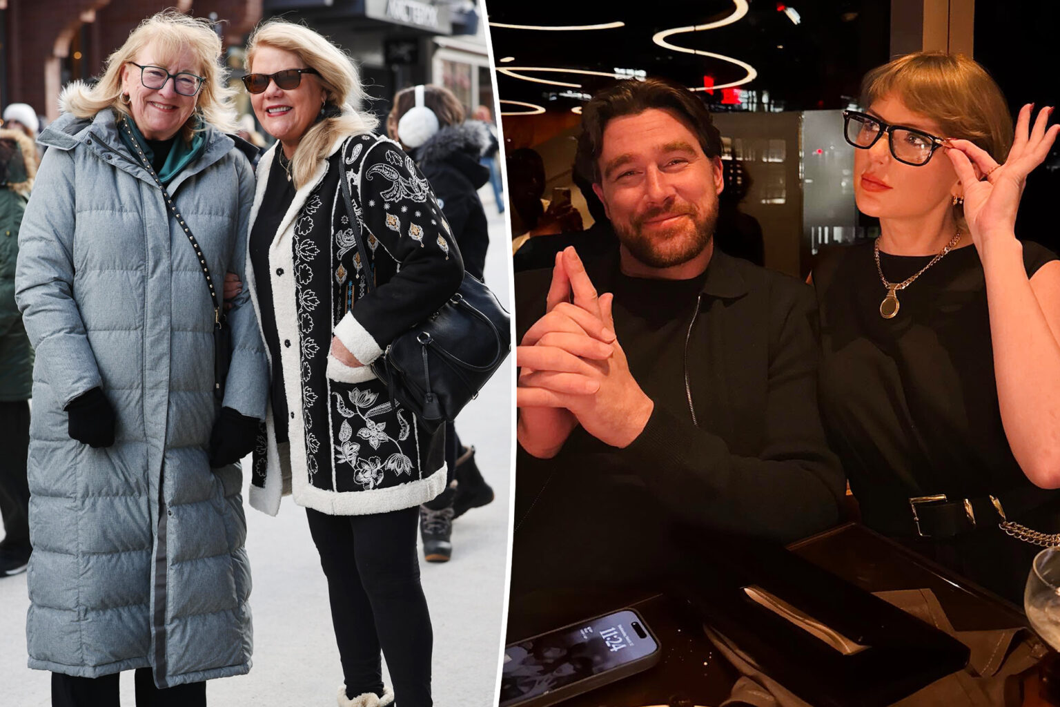 Future In-Laws Andrea Swift and Donna Kelce Unite at Sundance ...